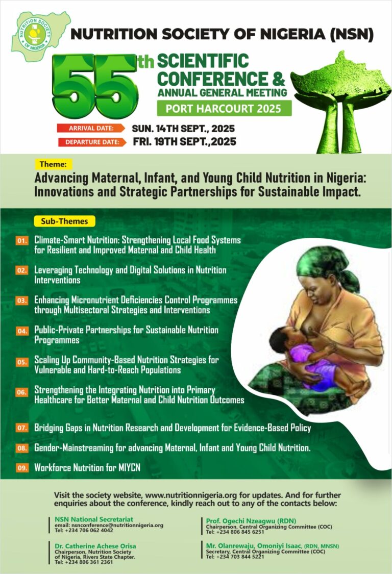 Nutrition Society of Nigeria (NSN) Conference 2025 – Nutrition Society ...